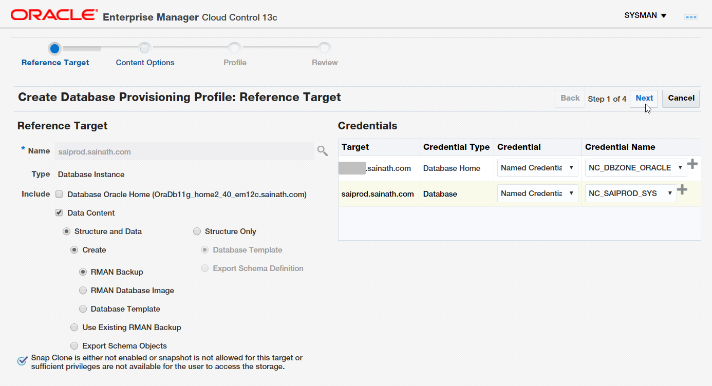Database as a Service using Enterprise Manager – Part VII