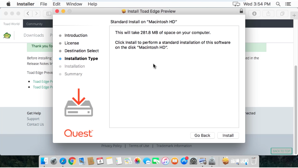 Toad Edge PostgreSQL Preview Installation on OS X