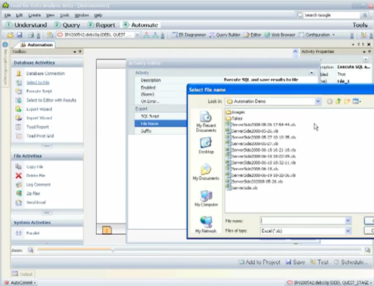 Toad Data Point Script Automation Toad Data Point Script Automation