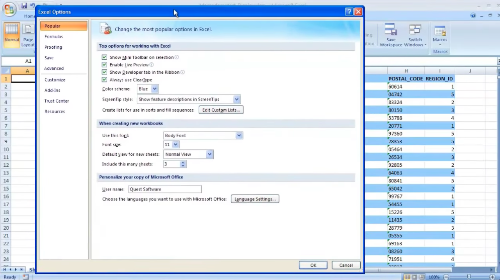 Automating Excel macro reports with Toad Data Point