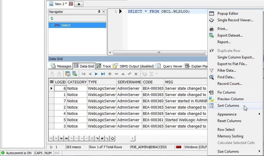 Using Oracle Database Exadata Express Cloud Service With Toad For Oracle Iii